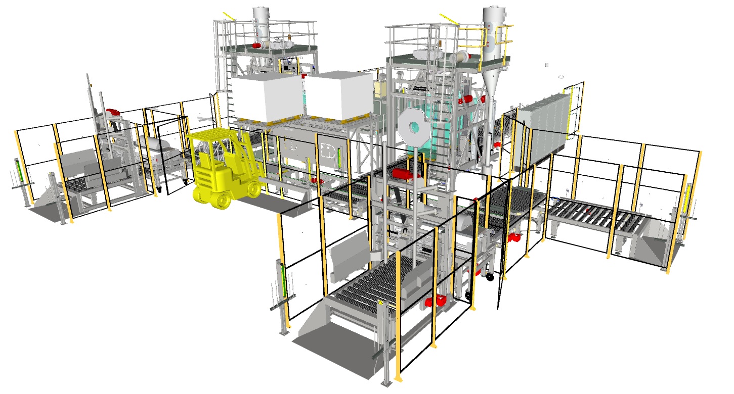 The following items were part of the Delaere scope of supply: